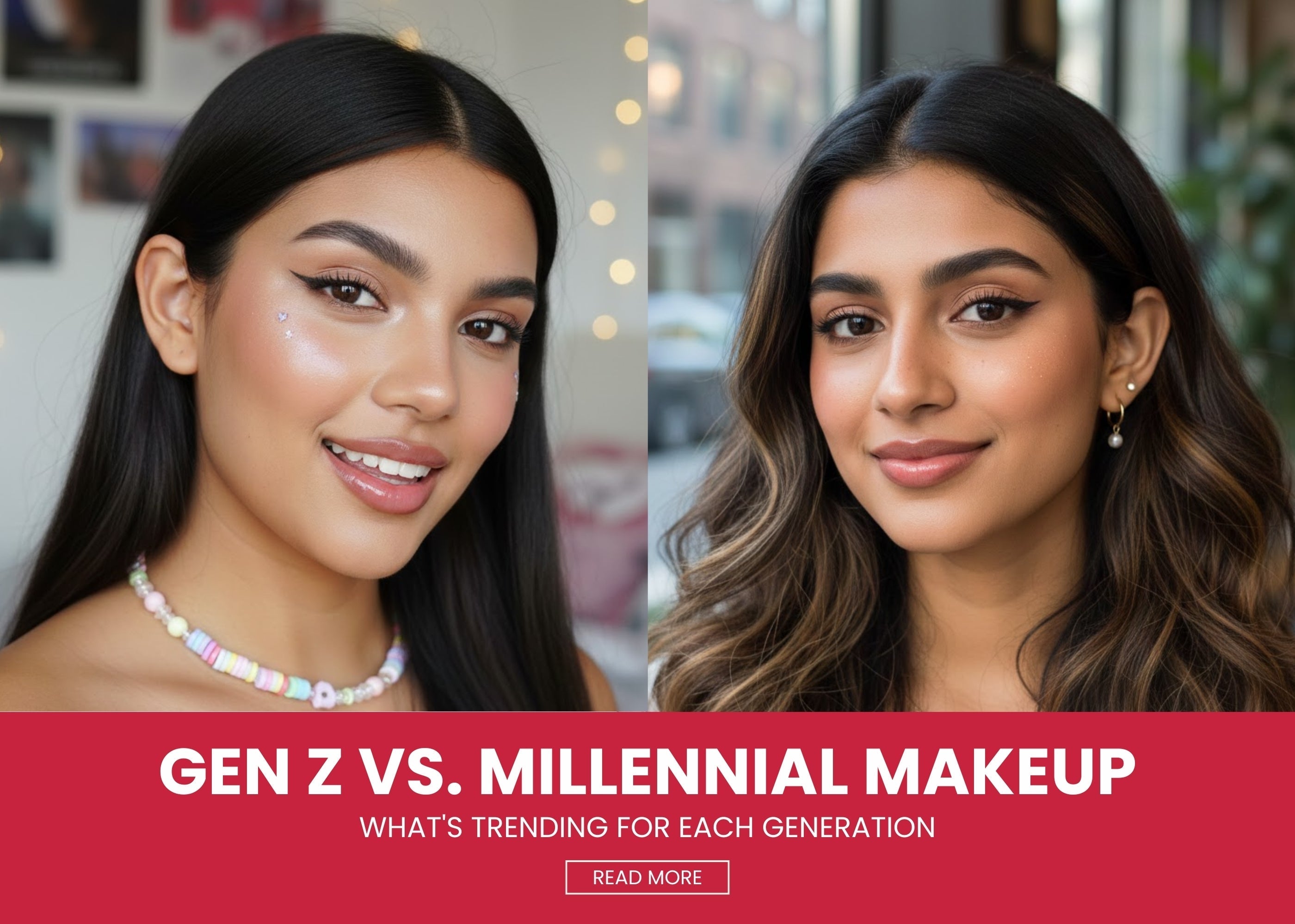 Gen Z Makeup Trends vs Millennial Beauty Styles 2025 – Typsy Beauty