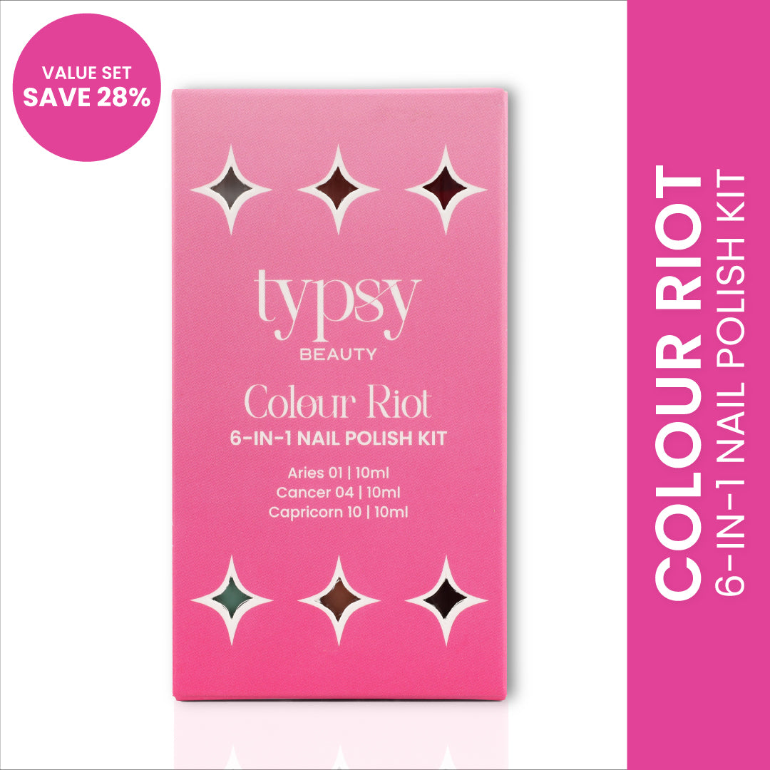 Buy Colour Riot, 6-in-1 Nailpolish Kit Online at Best Price | Typsy Beauty