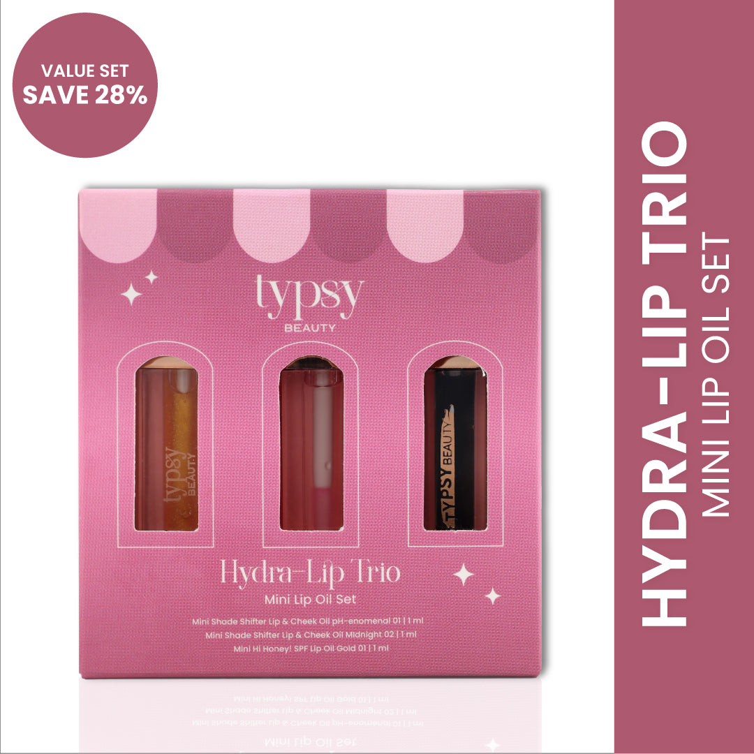 Buy Hydra Lip Trio – Mini Lip Oil Set Online at Best Price | Typsy Beauty