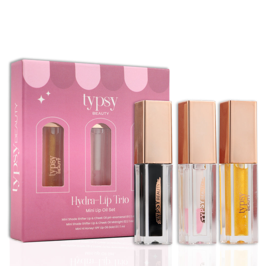 Buy Hydra Lip Trio – Mini Lip Oil Set Online at Best Price | Typsy Beauty